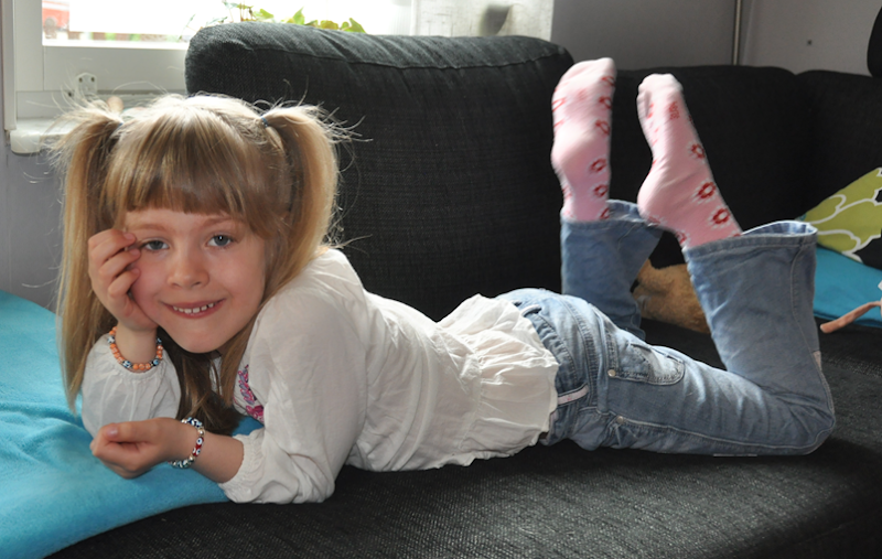 Snurrepinn: Våran blivande skoltjej